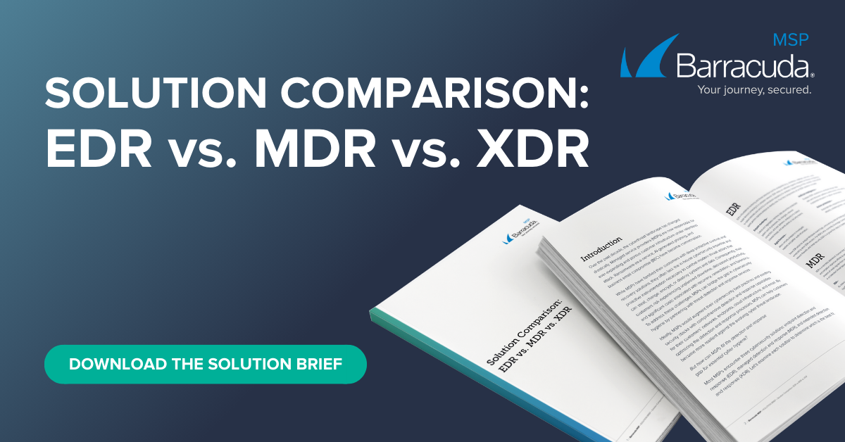 Is EDR, MDR, or XDR the right solution for your MSP?